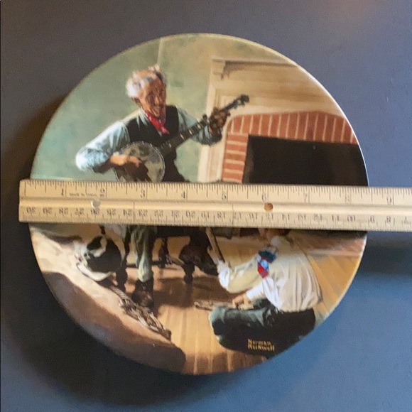 Knowles | Accents | Norman Rockwell The Banjo Player Plate | Poshmark